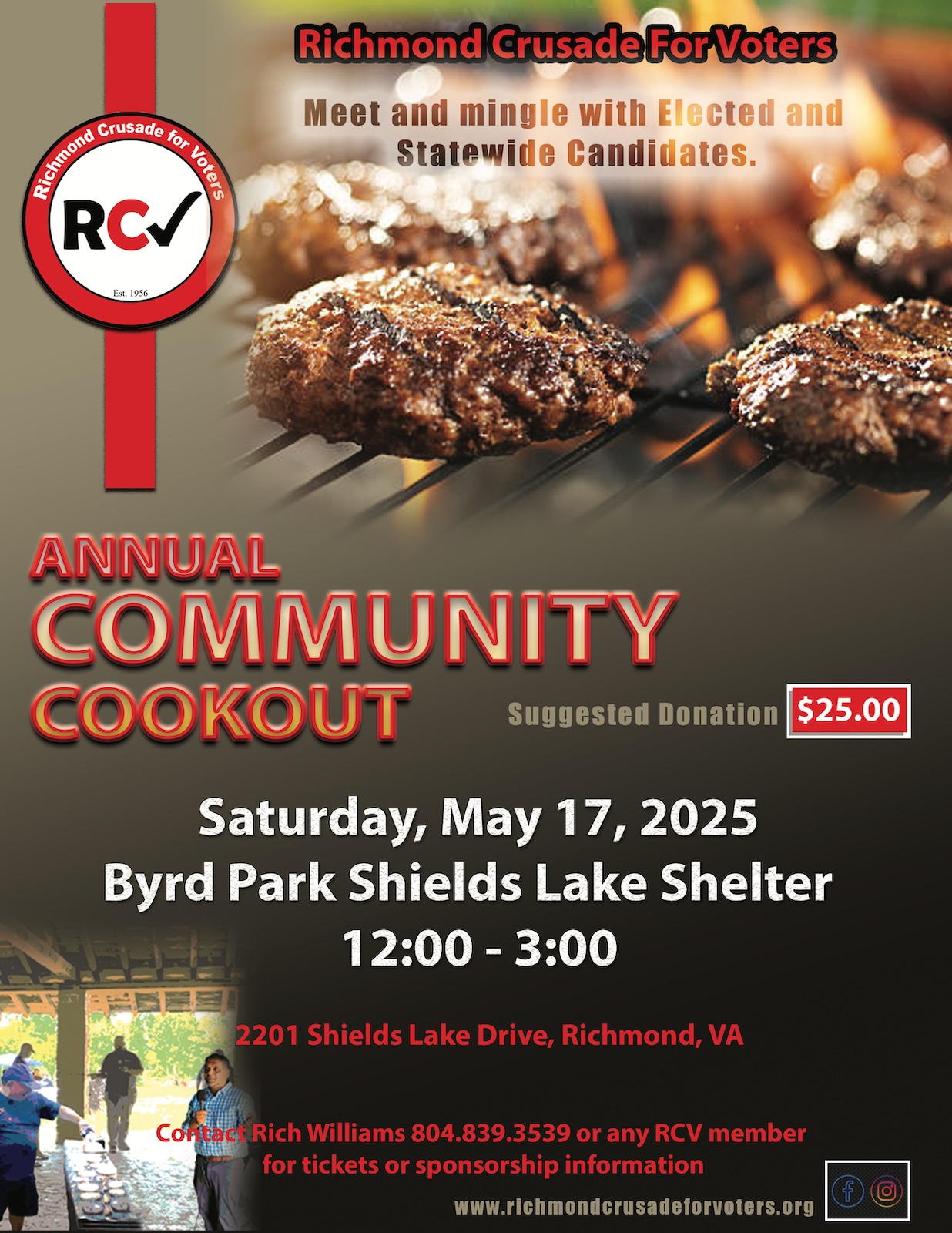 2025 Annual Community Cook Out - Event - Richmond Crusade for Voters